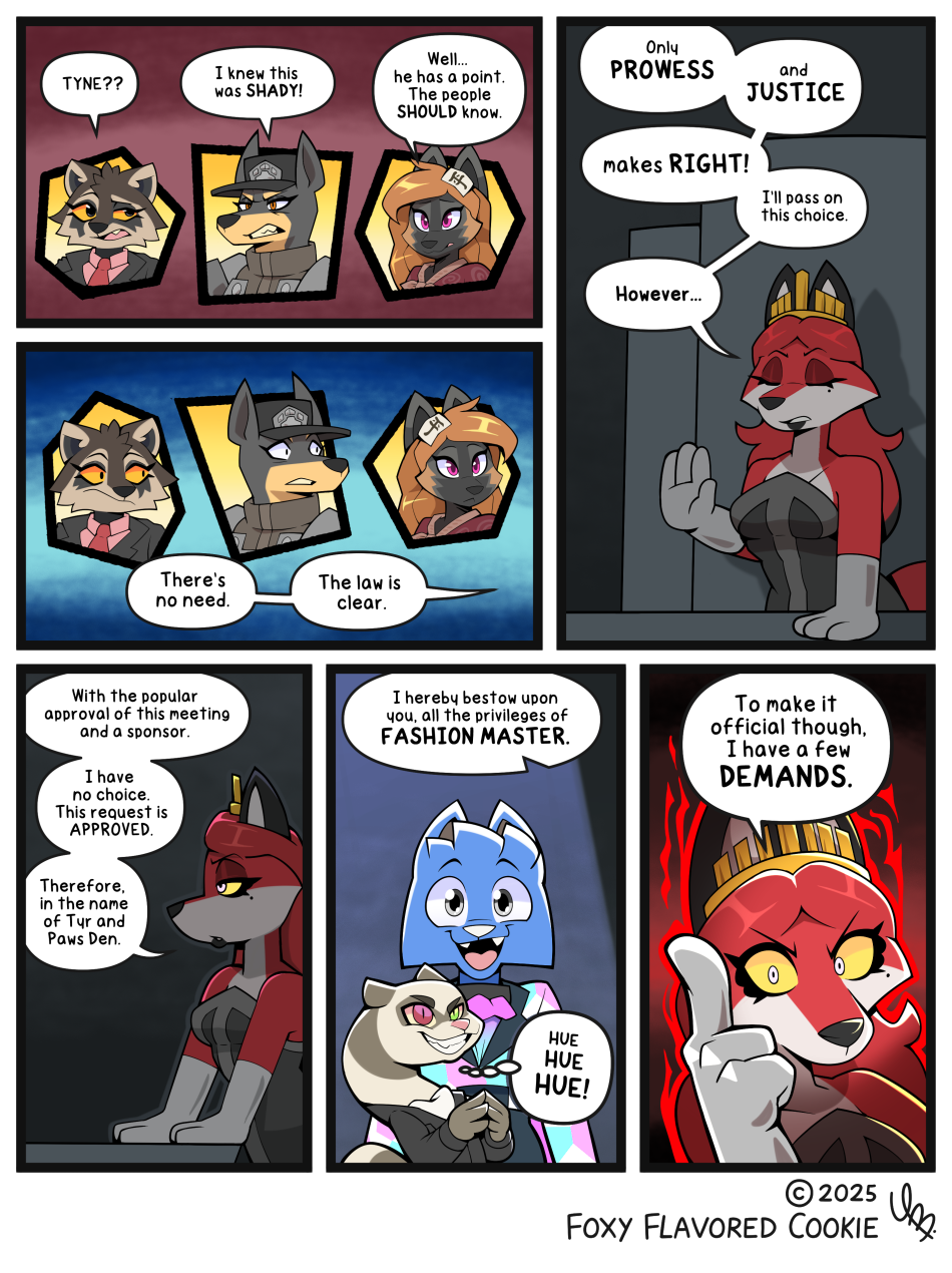 Comic 910 – Unofficial master – Foxy Flavored Cookie